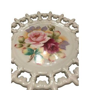 Lefton | Wall Decor | 2 Lefton China Handpainted Rose Pansy Decorative ...